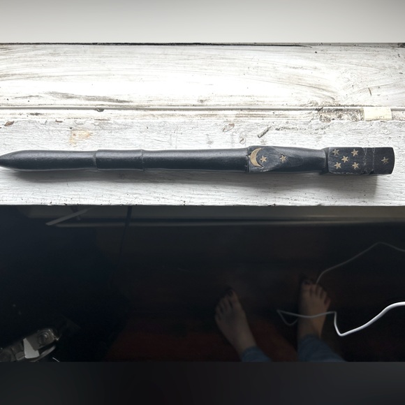 Other | Moon And Star Wooden Wand | Poshmark